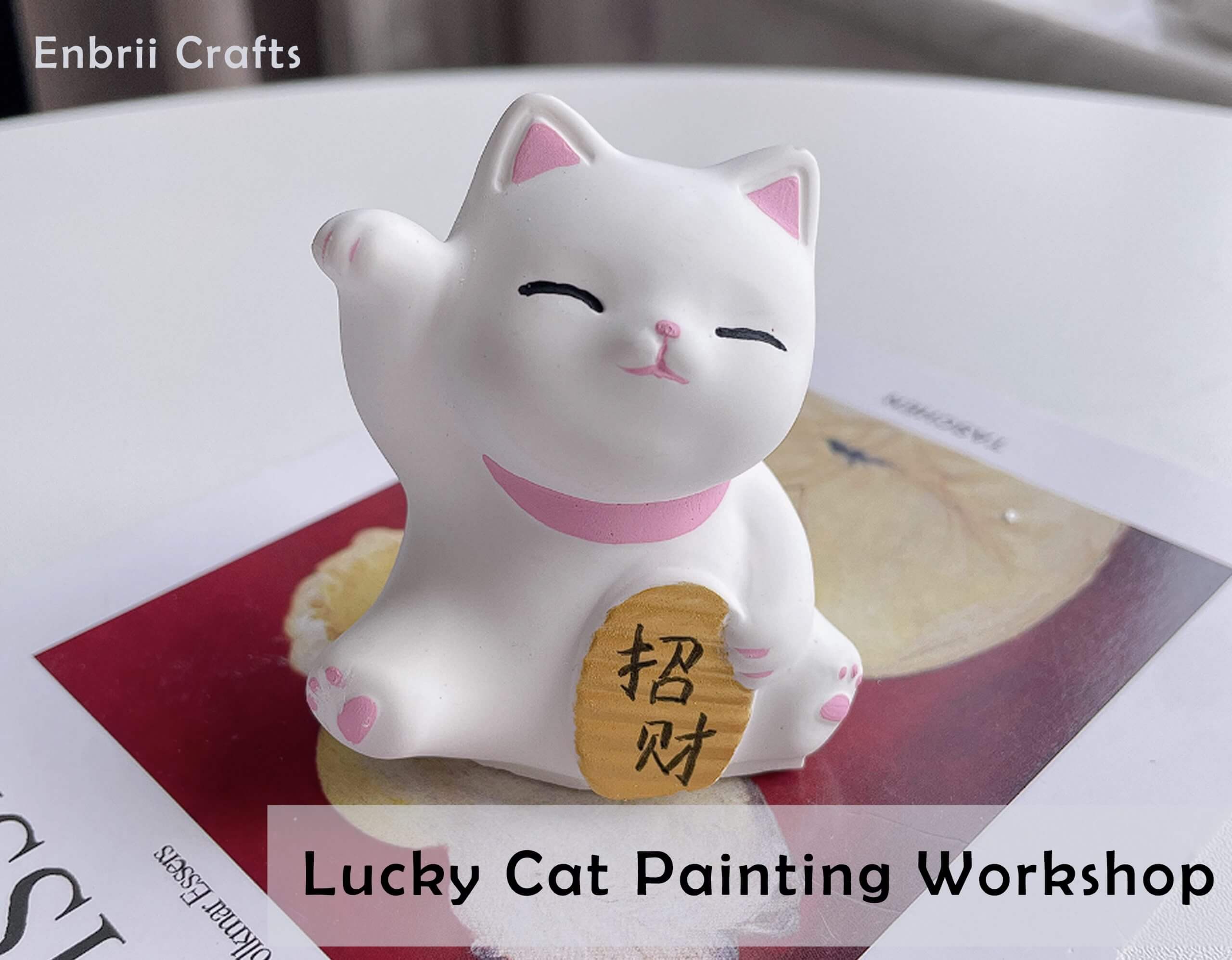 Make Your Own Lucky Cat Figure - Enbrii